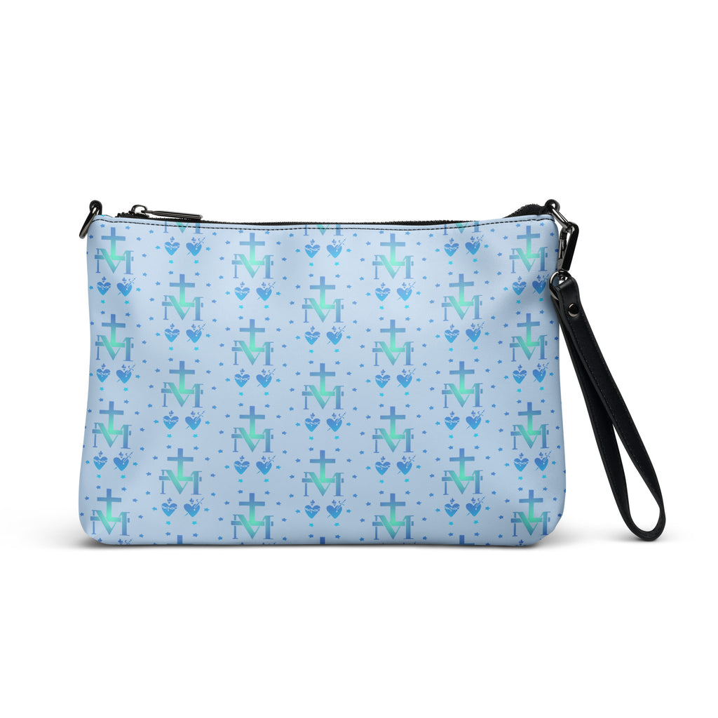 Miraculous Mary Crossbody Bag - Marian Blue – CatholicShop.com