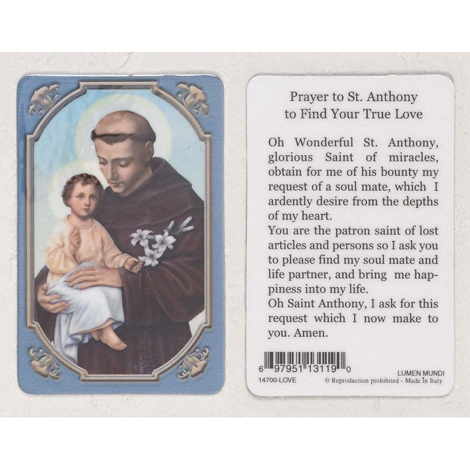 Bulk Saint Anthony Prayer Card | Catholic Shop – CatholicShop.com