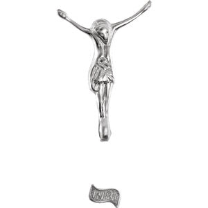 14K White Corpus & Placard Components – CatholicShop.com
