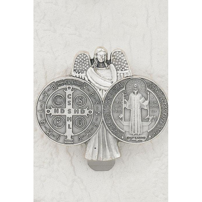 3-pack - Saint Benedict - Guardian Angel - Visor Clip – CatholicShop.com