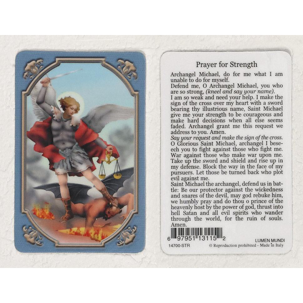 Bulk Saint Michael Prayer Card | Catholic Shop – CatholicShop.com