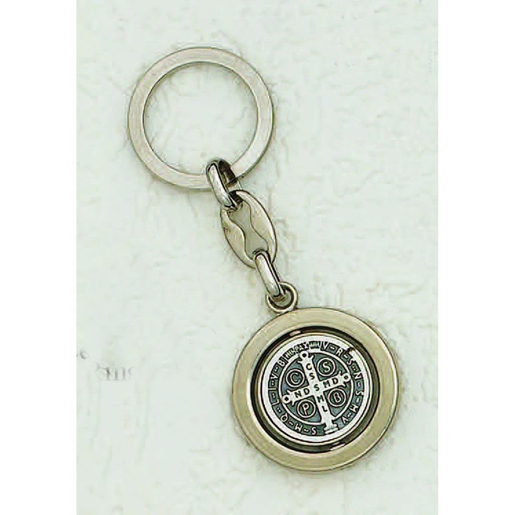 Saint Benedict Key Ring 6-Pack Silver – CatholicShop.com