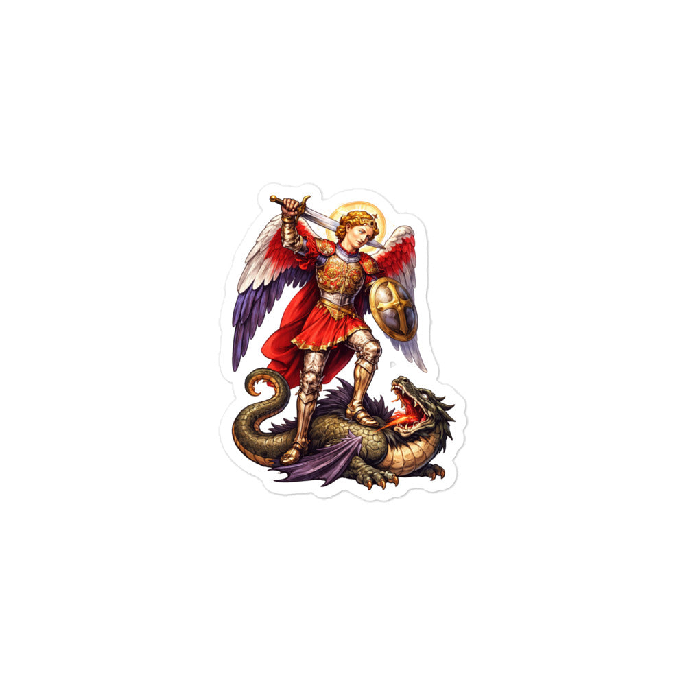 St. Michael the Archangel Vinyl Decal Stickers – CatholicShop.com