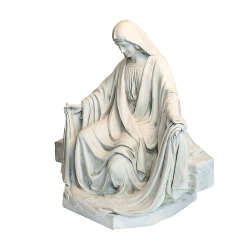 MARY SITTING FOR LIFESIZE SET Statue - 45-inch – CatholicShop.com