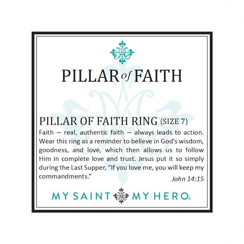 Pillar of Faith Ring – CatholicShop.com