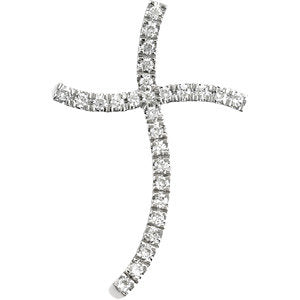 Wavy Cross Pendant – CatholicShop.com