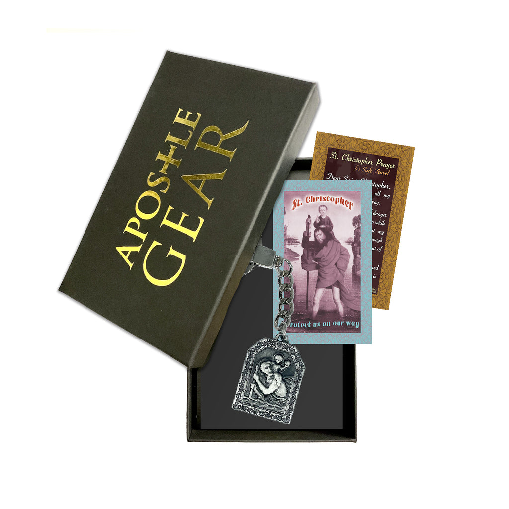 St. Christopher Key Chain and Gift Set – CatholicShop.com