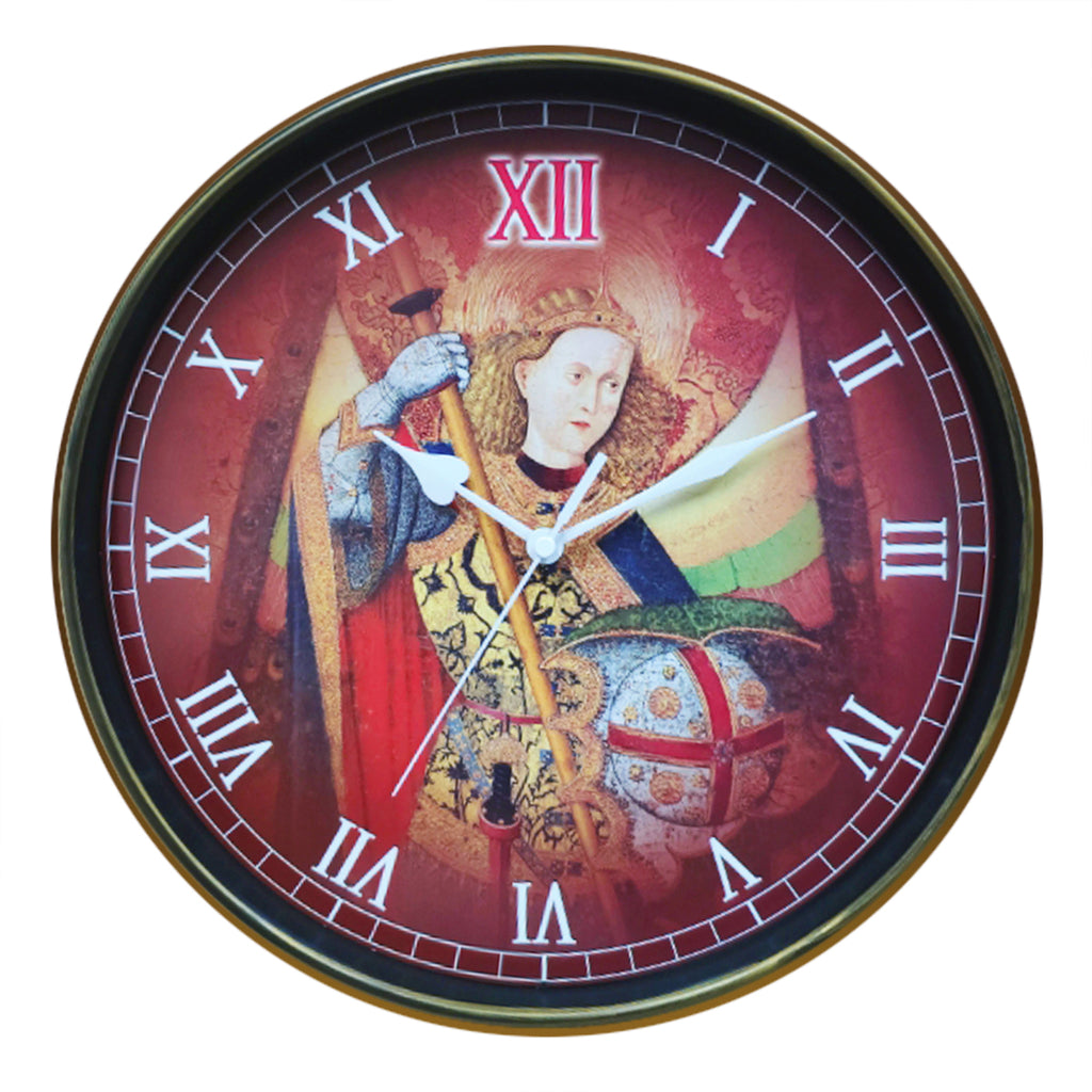 St. Michael the Archangel Wall Clock and Catholic Prayer Clocks ...