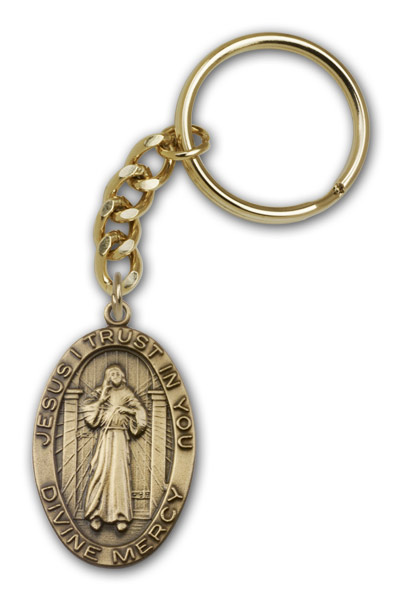 Catholic Key Rings and Religious Key Chains with Divine Mercy