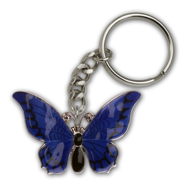 Catholic Key Chains and Keyrings with Butterfly